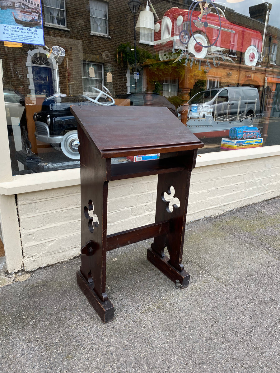 Antique Gothic Oak Prie-Dieu | Prayer Book Stand – windsorvintage