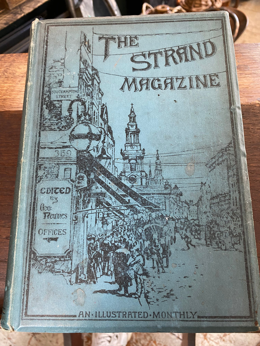 1893 Hardback Bound Volume of The Strand Magazine – Featuring Six Debu ...