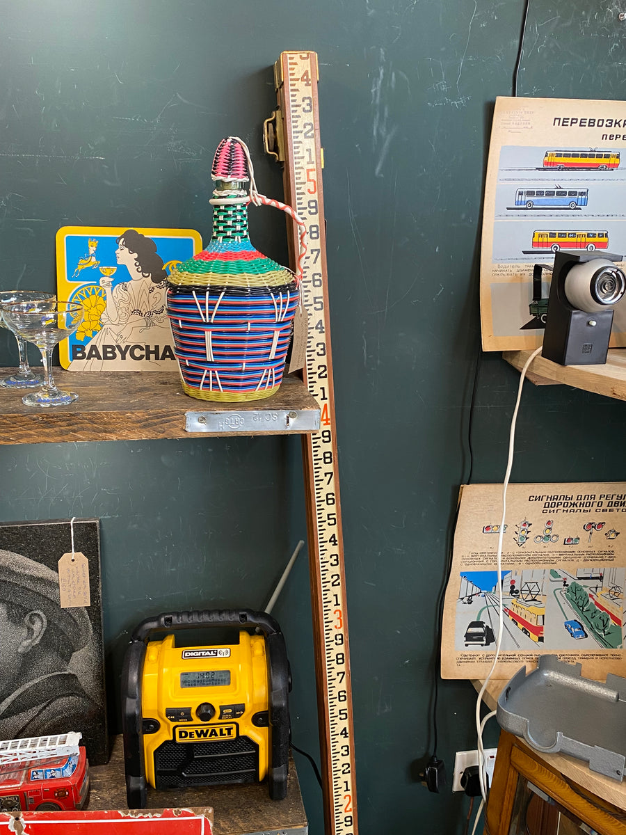 Vintage Dietzgen Surveyor’s Staff – Extendable Measuring Rod – Oak & B ...